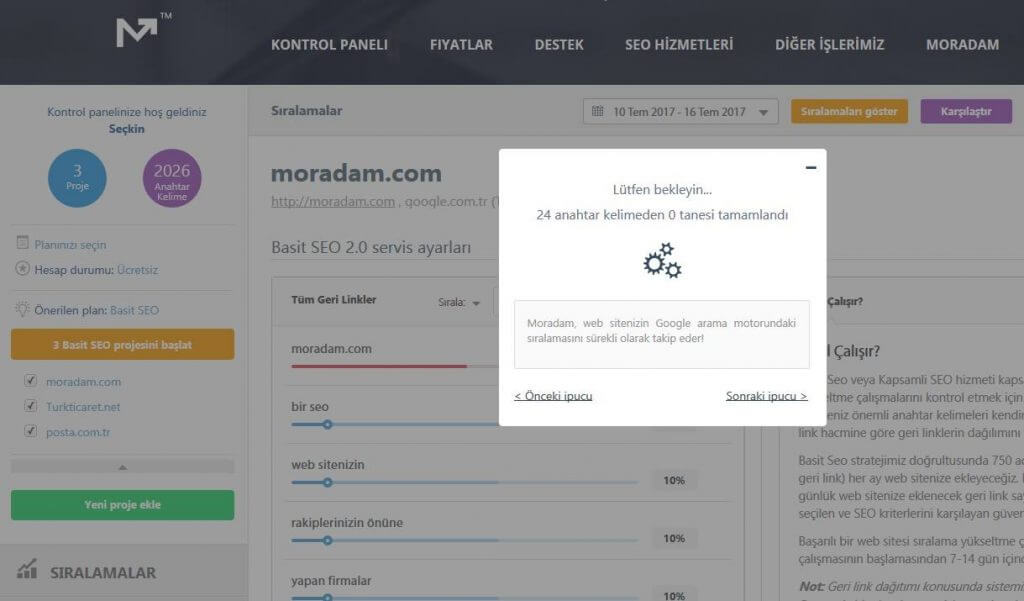 SEO Servisi ve Uzman Google SEO Danışmanlığı - Moradam